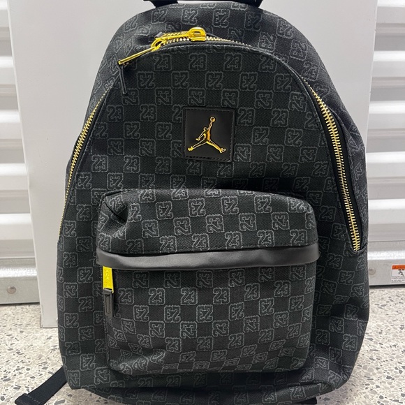 Jordan | Other | Nike Jordan Monogram Fullsize Backpack Black Limited ...